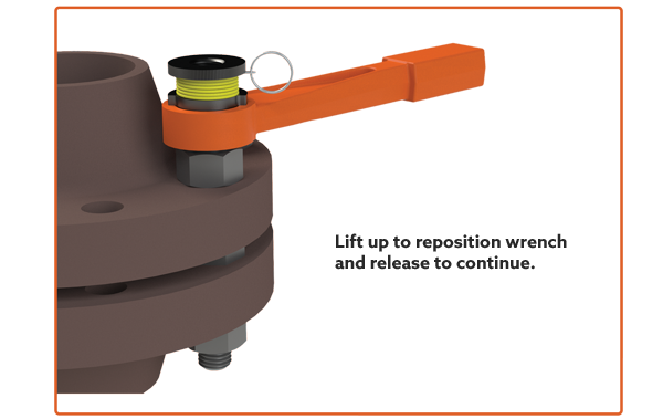 PETOL™ HAMMERTIGHT™ Wrench Retainer: Safely Keep Striking Wrench on Nut